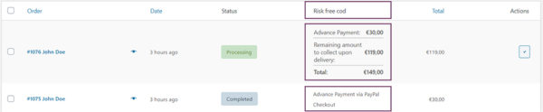 Risk free COD - WooCommerce Smart COD PRO
